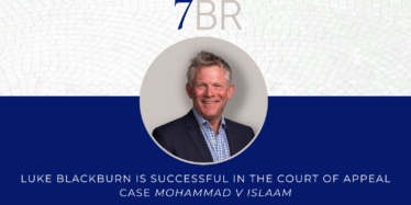 Luke Blackburn - Barrister - 7BR Barristers Chambers