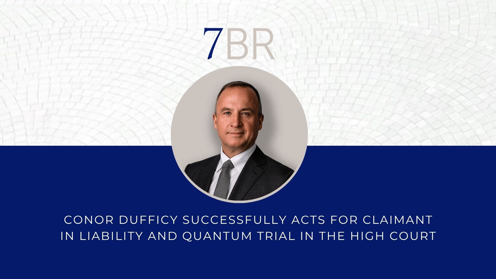 Conor Dufficy successfully acts for Claimant in liability and quantum ...